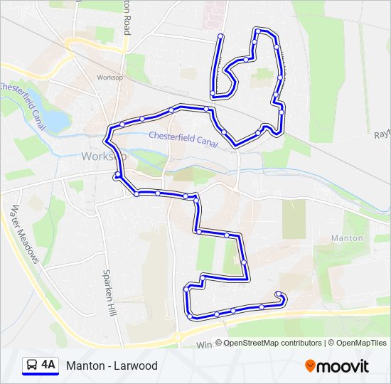 4a Route: Schedules, Stops & Maps - Kilton (Updated)