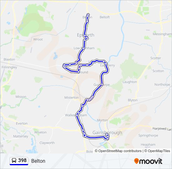 398 Route: Schedules, Stops & Maps - Belton (Updated)