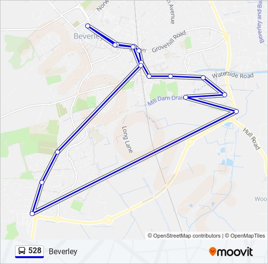 528 Route: Schedules, Stops & Maps - Beverley (Updated)