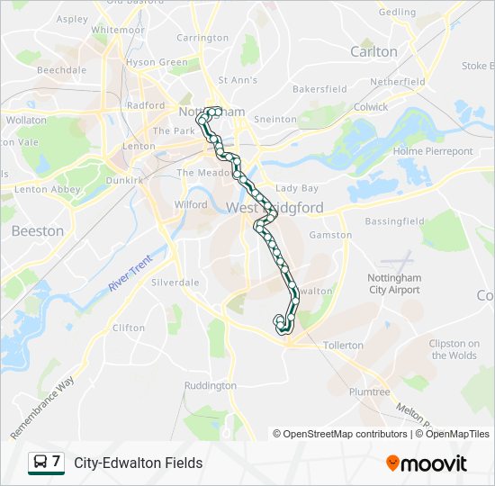 7 Route: Schedules, Stops & Maps - Edwalton (Updated)