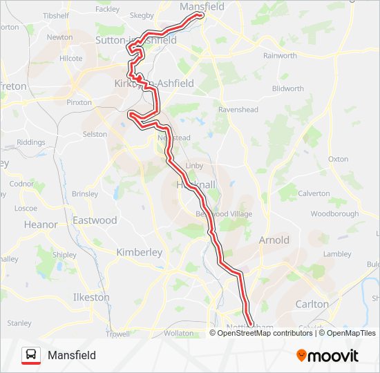 3A Route: Schedules, Stops & Maps - Mansfield (Updated)