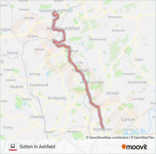 3A Route: Schedules, Stops & Maps - Sutton In Ashfield (Updated)