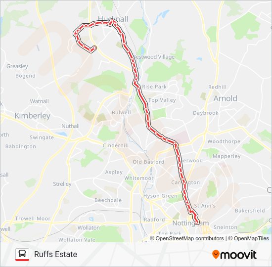 3B Route: Schedules, Stops & Maps - Ruffs Estate (Updated)