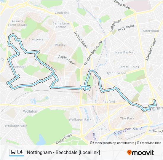 l4 Route: Schedules, Stops & Maps - Beechdale (Updated)