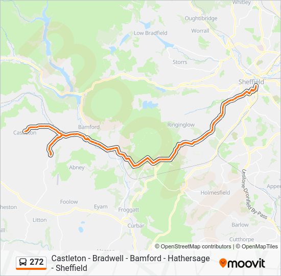 272 Route: Schedules, Stops & Maps - Sheffield Centre (Updated)