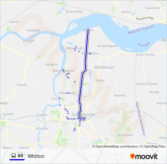 60 Route: Schedules, Stops & Maps - Whitton (Updated)