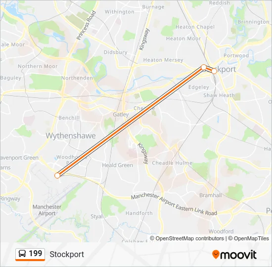 199 Route: Schedules, Stops & Maps - Stockport (Updated)