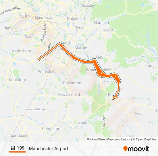 199 Route: Schedules, Stops & Maps - Manchester Airport (Updated)