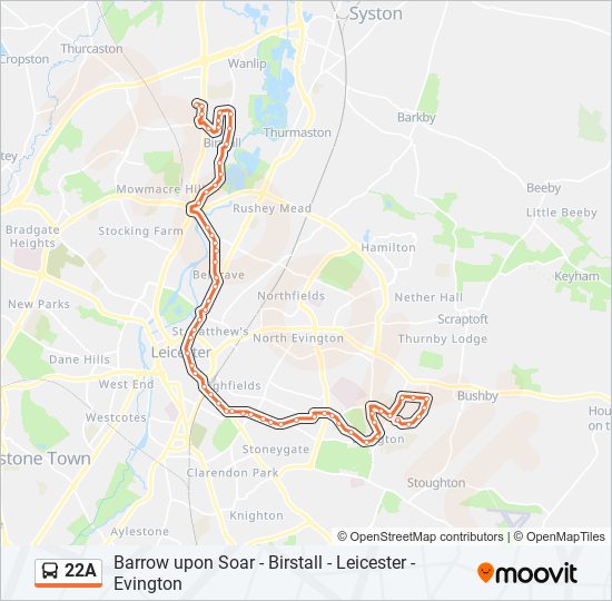 22a-route-schedules-stops-maps-birstall-updated