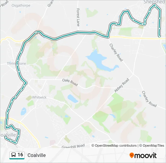 16 Route: Schedules, Stops & Maps - Coalville (Updated)