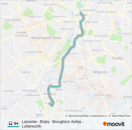 84 Route: Schedules, Stops & Maps - (Updated)