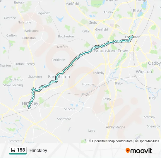 158 Route: Schedules, Stops & Maps - Hinckley (Updated)