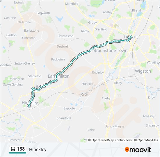 158 Route: Schedules, Stops & Maps - Hinckley (Updated)