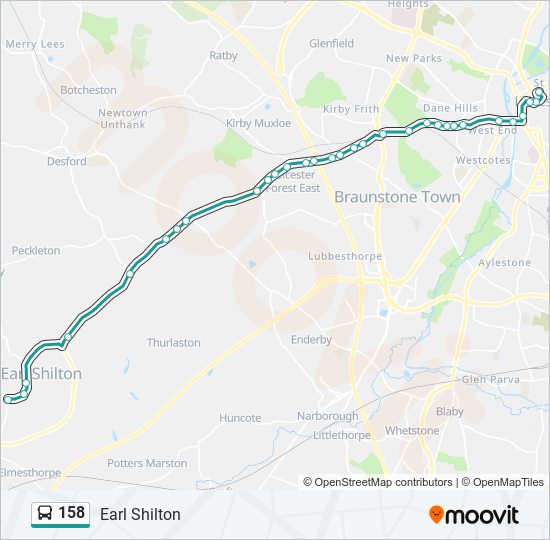 158 Route: Schedules, Stops & Maps - Earl Shilton (Updated)