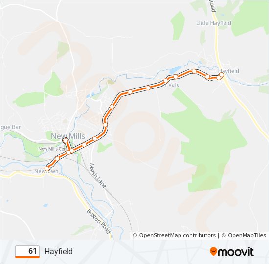 61 Route: Schedules, Stops & Maps - Hayfield (Updated)