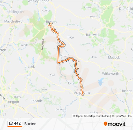 442 Route: Schedules, Stops & Maps - Buxton (Updated)