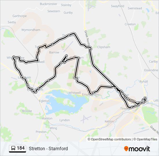 184 Route: Schedules, Stops & Maps - Stamford (Updated)