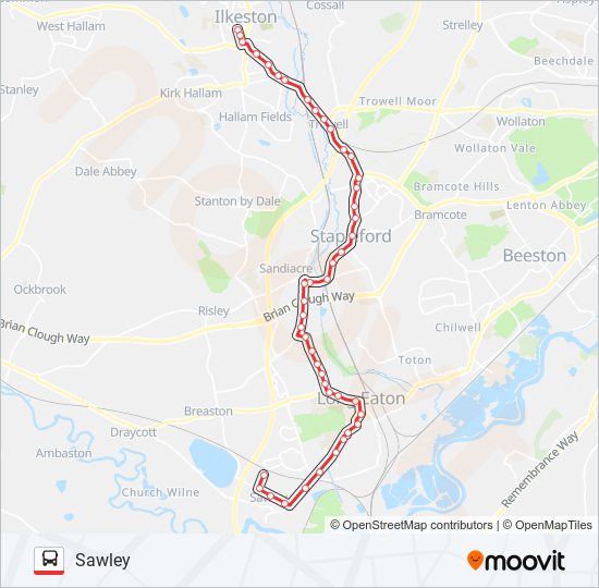my15 Route: Schedules, Stops & Maps - Sawley (Updated)