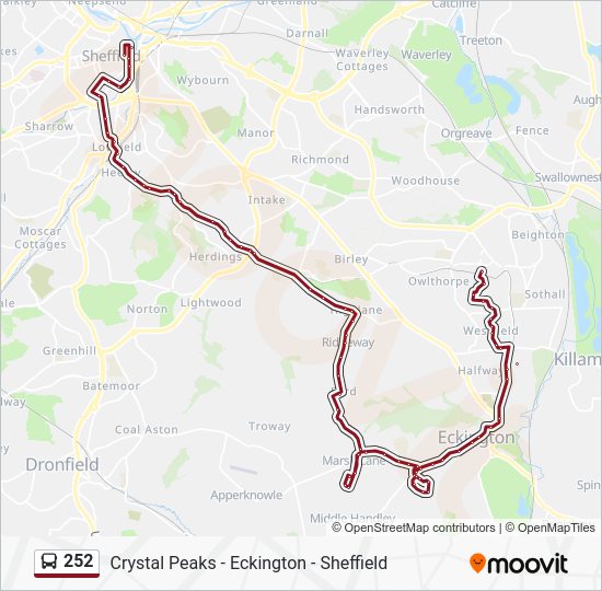 252 Route: Schedules, Stops & Maps - Crystal Peaks (Updated)