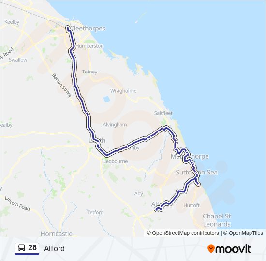 28 Route: Schedules, Stops & Maps - Alford (Updated)