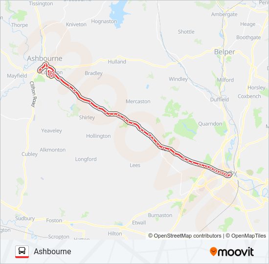 swift Route: Schedules, Stops & Maps - Ashbourne (Updated)