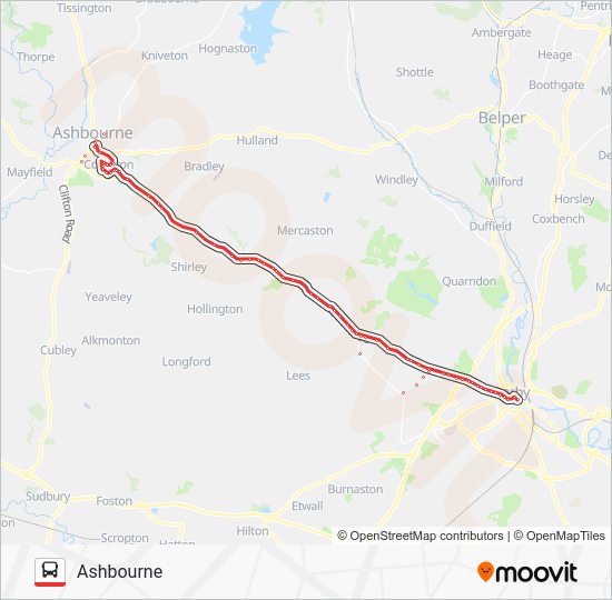 SWIFT Route: Schedules, Stops & Maps - Ashbourne (Updated)