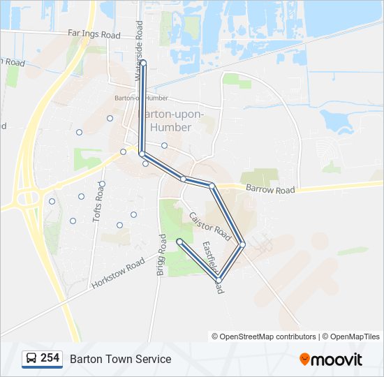 254 Route: Schedules, Stops & Maps - Barton-Upon-Humber (Updated)