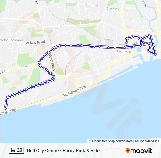 20 Route: Schedules, Stops & Maps - Summergroves (Updated)