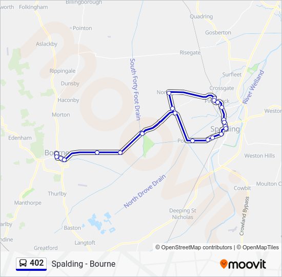 402 Route: Schedules, Stops & Maps - Bourne (Updated)