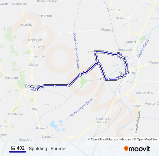 402 Route: Schedules, Stops & Maps - Bourne (Updated)