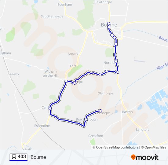 403 Route: Schedules, Stops & Maps - Bourne (Updated)