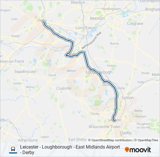 skylink derby Route: Schedules, Stops & Maps - Derby (Updated)