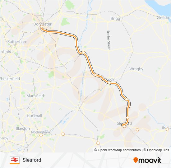 EAST MIDLANDS RAILWAY Route: Schedules, Stops & Maps - Sleaford (Updated)