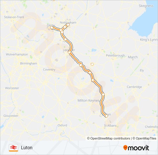 east midlands railway Route: Schedules, Stops & Maps - Luton (Updated)