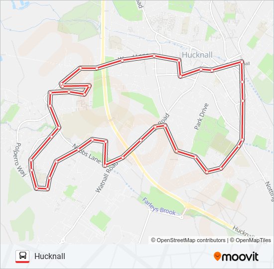 connect Route: Schedules, Stops & Maps - Hucknall (Updated)
