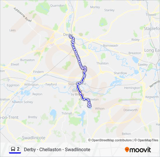 2 Route: Schedules, Stops & Maps - Melbourne (Updated)