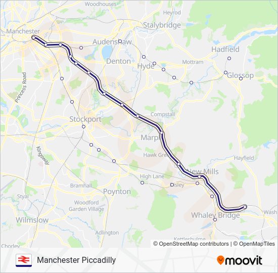 NORTHERN Route: Schedules, Stops & Maps - Manchester Piccadilly (Updated)