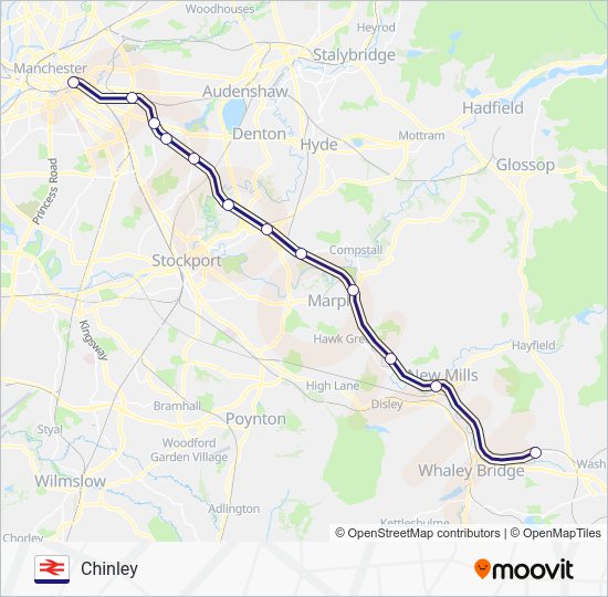 northern Route: Schedules, Stops & Maps - Chinley (Updated)