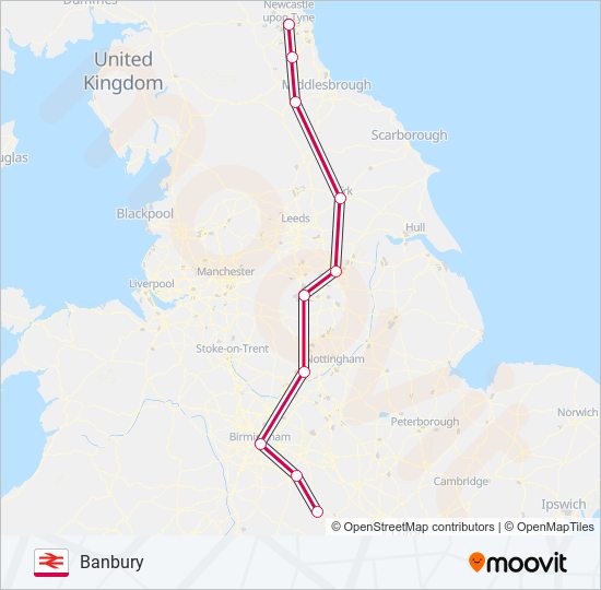 crosscountry Route: Schedules, Stops & Maps - Banbury (Updated)