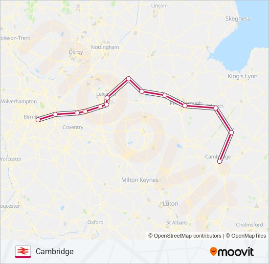 crosscountry Route: Schedules, Stops & Maps - Cambridge (Updated)