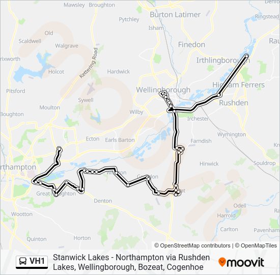 VH1 Route: Schedules, Stops & Maps - Stanwick (Updated)