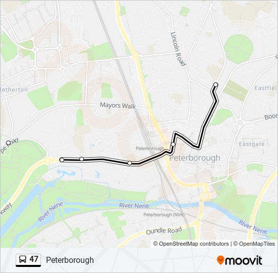 47 Route: Schedules, Stops & Maps - Peterborough (Updated)