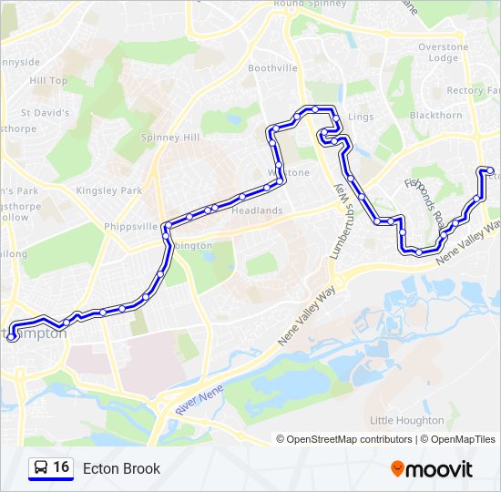 16 Route Schedules Stops Maps Ecton Brook Updated 16-route-schedules-stops-maps-ecton-brook-updated