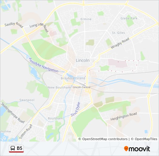 b5 Route: Schedules, Stops & Maps - (Updated)