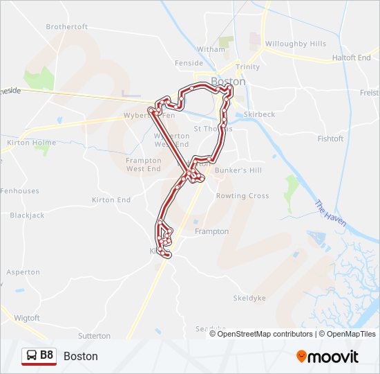 b8 Route: Schedules, Stops & Maps - Boston (Updated)