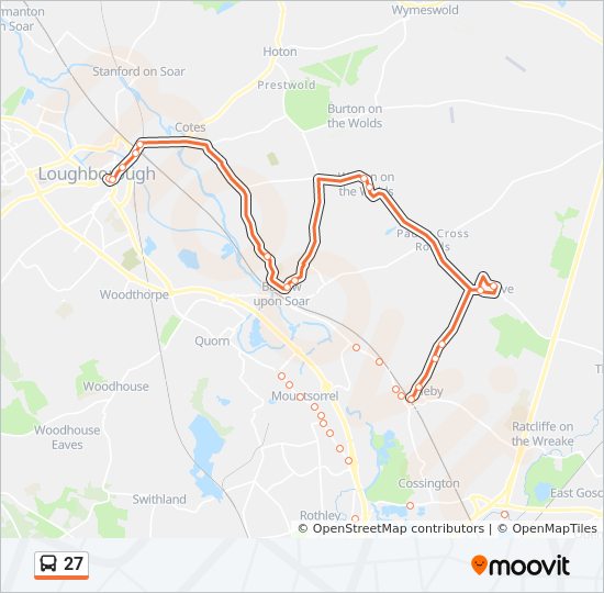 27 Route: Schedules, Stops & Maps - (Updated)