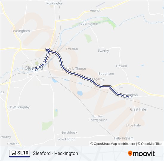 sl10 Route: Schedules, Stops & Maps - Heckington (Updated)