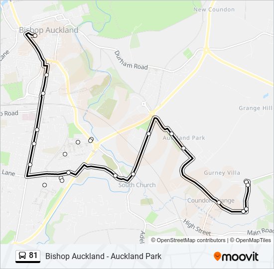 81 Route: Schedules, Stops & Maps - Auckland Park (Updated)