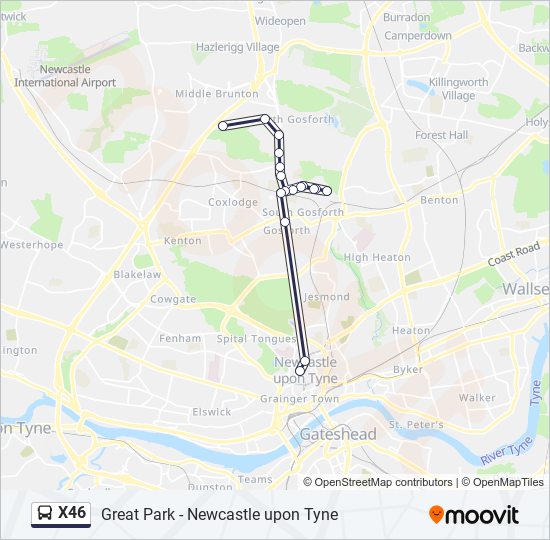 x46 Route: Schedules, Stops & Maps - Great Park (Updated)