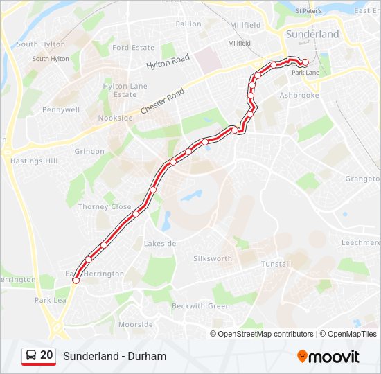20 Route: Schedules, Stops & Maps - East Herrington (Updated)